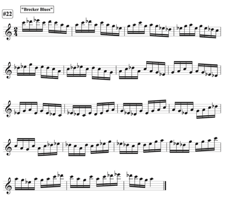 Transforming a Michael Brecker Solo Into Original Patterns for ...